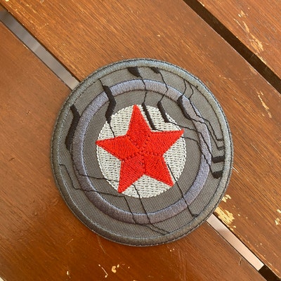 Winter Solider, Bucky Barnes, Arm Emblem Iron-on Embroidered Patch ...
