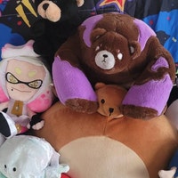 Splatoon Round Plush Salmon Fish Eggs Ita Bag Ita Bag Clear Vinyl ...