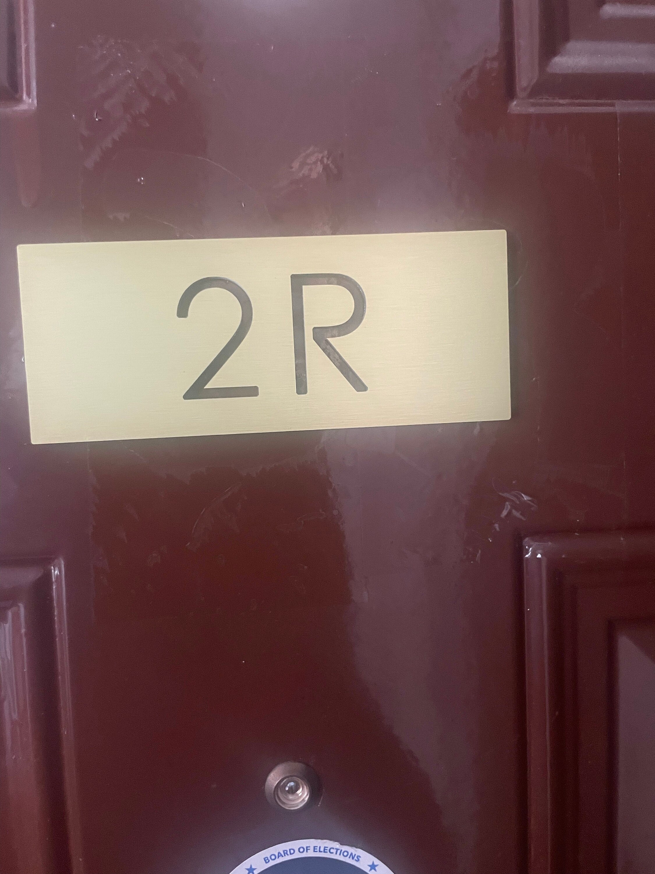 Apartment numbers. Hotel room numbers. 2 x 5 Aluminum door number ...