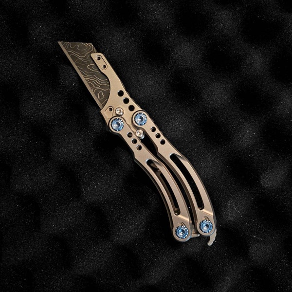 Exceed Designs HYZER Mini Titanium Hatchet (dark Grey BLASTED W/light ...