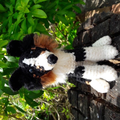 Crochet Pattern for Finnly, Realistic Crochet Border Collie Dog ...