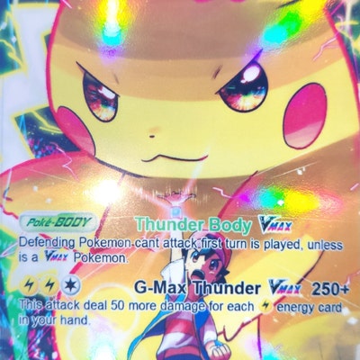 M Mecha Pikachu Ex Pokemon Card - Etsy
