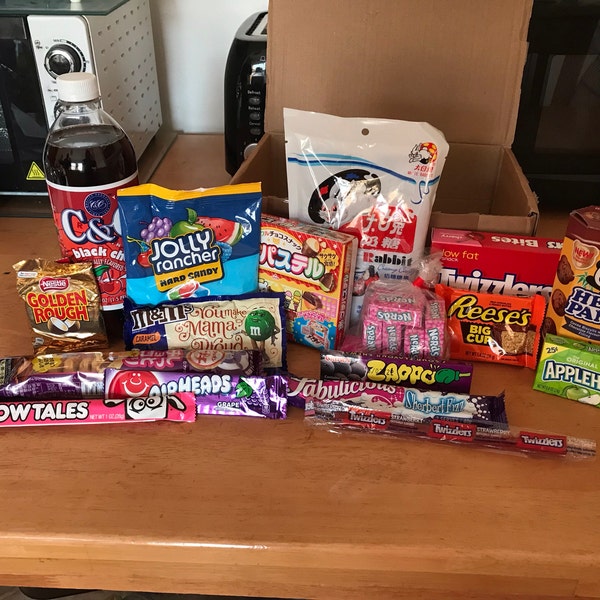 World Candy Mystery Box, Sweets and Sodas, Perfect Gift or Treat for ...