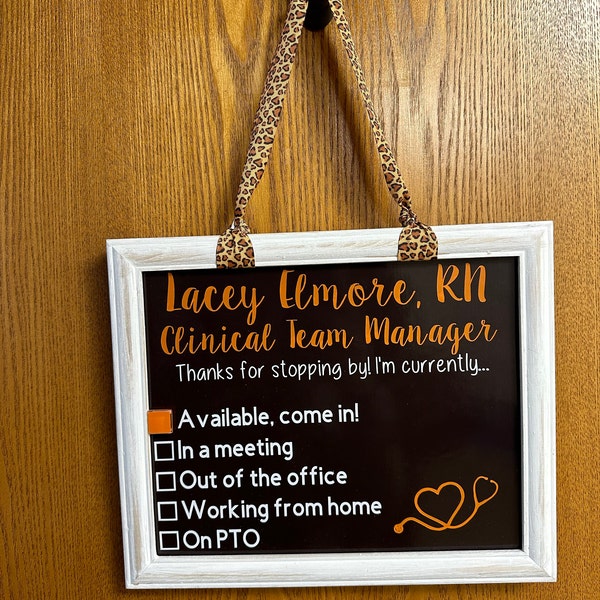 School Counselor Office,bitmoji Sign,school Counselor Door Sign,on the ...