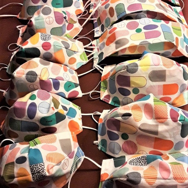 Medical Pills Fabric - Take Two and Call Me in the Morning by Katerhees ...