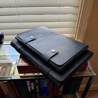 Handmade Leather Folder, Leather Document Holder, Folder Case, Office ...