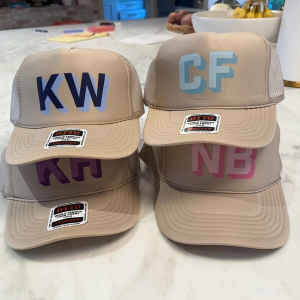 Cow Print Offset Vinyl Initials Double Layer Monogram Decal Laptop/car ...