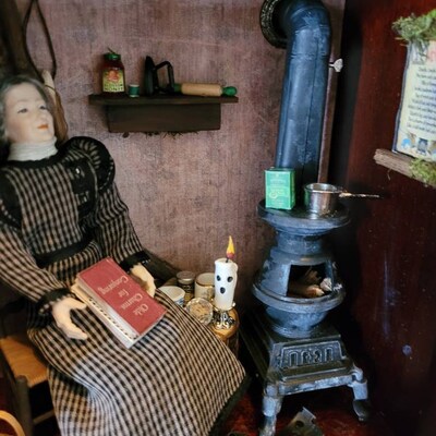 Handmade Miniature 1/12th Scale Chandelier With Candles - Etsy