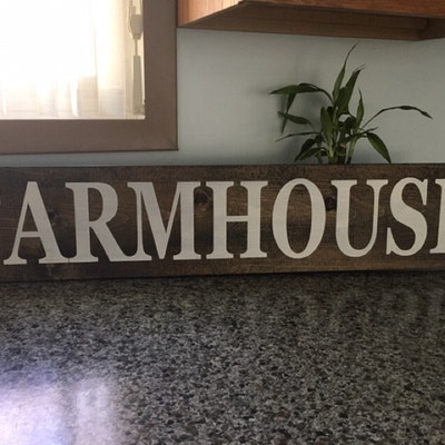 Farmhouse Signlarge Farmhouse Signrustic Farmhouse Signkitchen ...