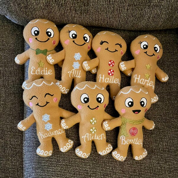 Gingerbread Footballers in Range of Team Colours. - Etsy