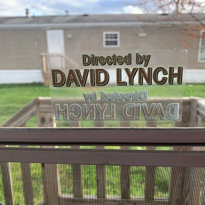 Directed by David Lynch Stickers original - Etsy