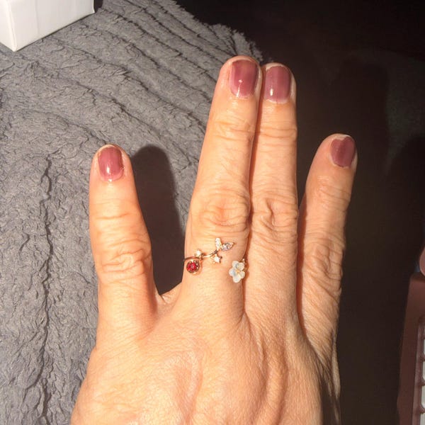 Permanent Cutting Gold Ring 16K Gold Plated Permanent Rings Gift for ...