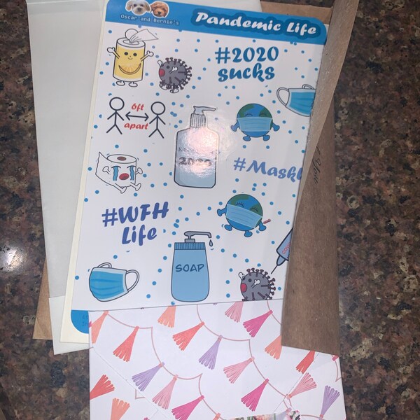 Pandemic Time Capsule Sticker Sheet | Life During Covid | Journal ...