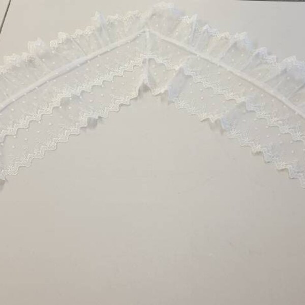 Net Lace Cap-18th Century Reproduction-white or Ivory-scallop Edge ...