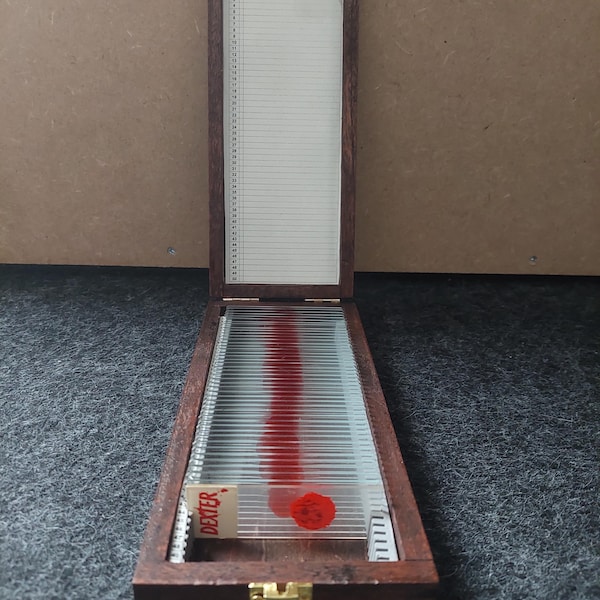Dexter Blood Slide Box Mahogany - Etsy Australia