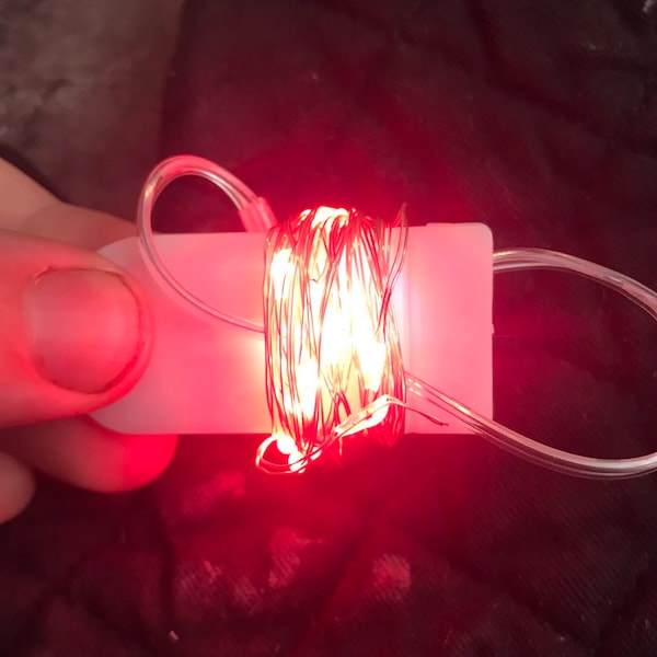 20 LED Cosplay String Fairy Lights 7ft Portable Battery Costume ...