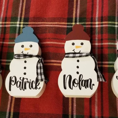 Personalized Gingerbread Block Wooden Gingerbread Blocks Custom ...