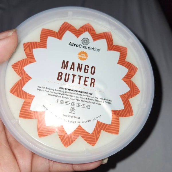 Raw Mango Butter Bulk, Pure Natural Organic Unrefined Cold Pressed ...