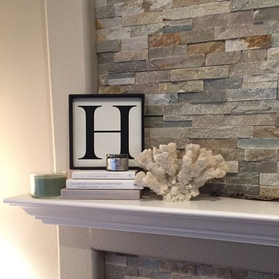 Wood Letter Sign, Vintage Letter Sign, Farmhouse Style Wooden Letter ...