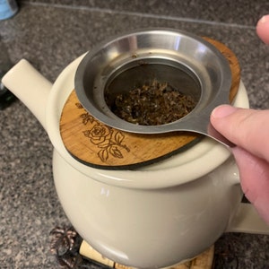 Exotic Wood Tea Infuser Loose Leaf Tea Strainer Tea Lover Gifts Tea ...