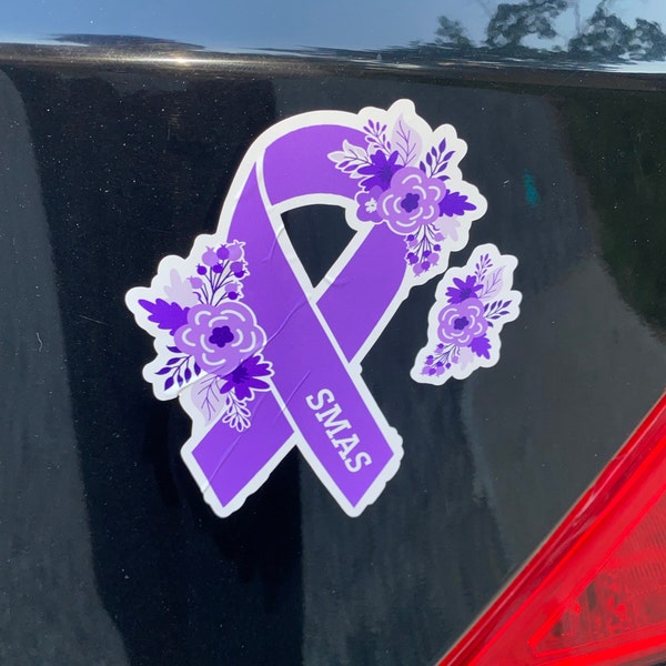 SMAS Sticker, Superior Mesenteric Artery Syndrome, Floral Purple ...