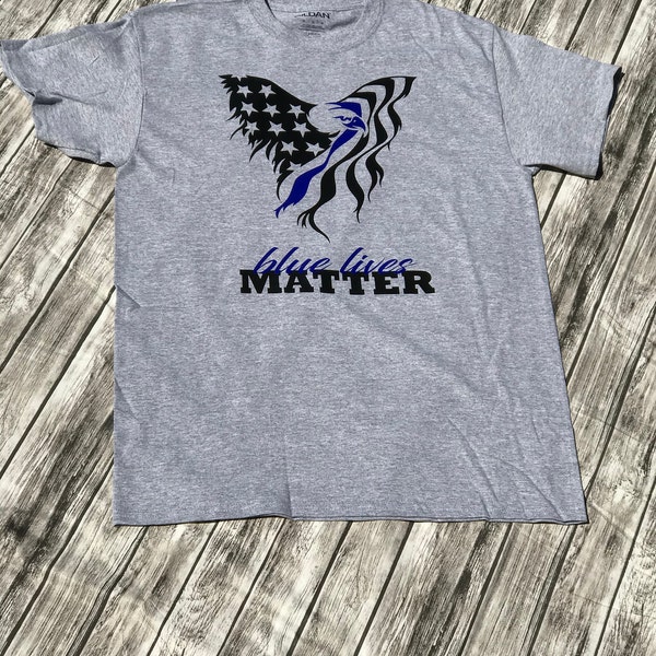 American Eagle Flag Thin Blue Line Svg Clipart Cut Files Silhouette ...