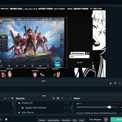 ANIMATED CUSTOM Anime Stream Package screens Cards Overlay - Etsy