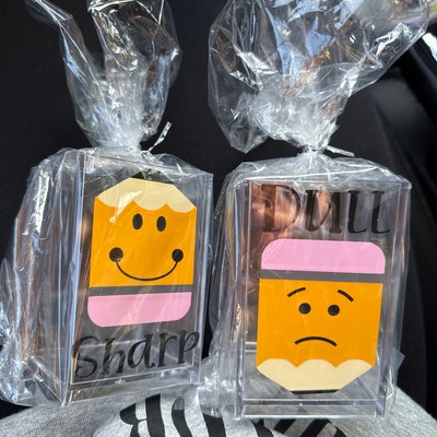 Sharp Dull Pencil Holders Teacher Appreciation Gift Classroom Supplies ...