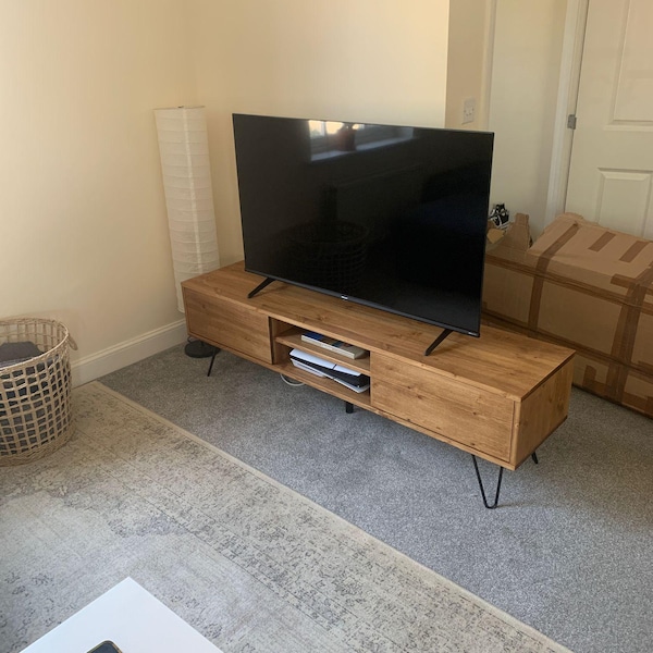 3 Tier Record Player Unit, Media Unit, Tv Stand, Vinyl Storage Unit ...