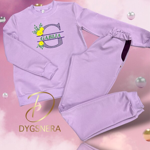 Letter G Split Flower Beautiful Monogram Machine Embroidery Design 4 ...