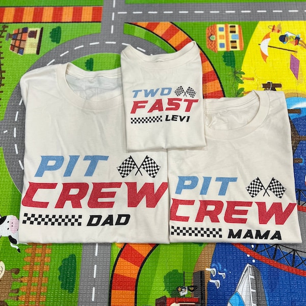 Two Fast Family Matching Birthday Shirts, 2 Fast Birthday Shirt, Too ...