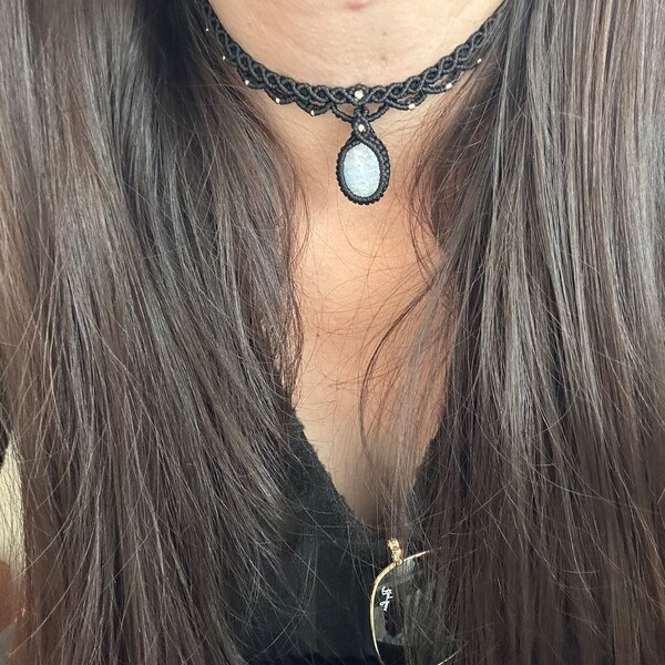 Customizable Macrame Choker or Tiara,boho Choker,bohemian Choker or ...