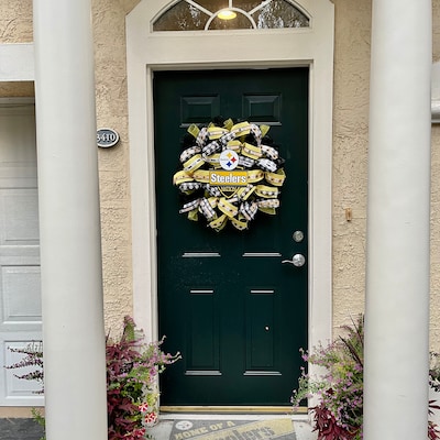 Penn State Wreath, Penn State Deco Mesh Wreath, Penn State Ribbon, Penn ...