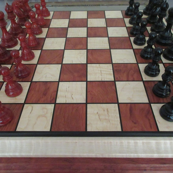 Optical Illusion Butcher Block/cutting Board Made From Mahogany and ...