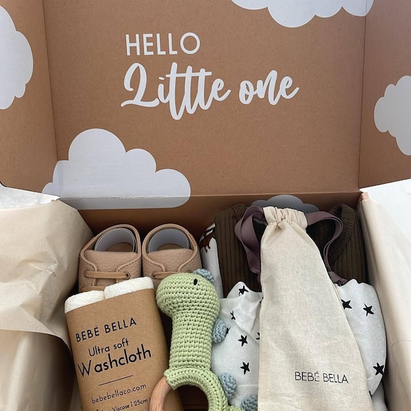 Unisex Baby Hamper & Newborn Gift Basket, Baby Gift Box, Baby Shower ...