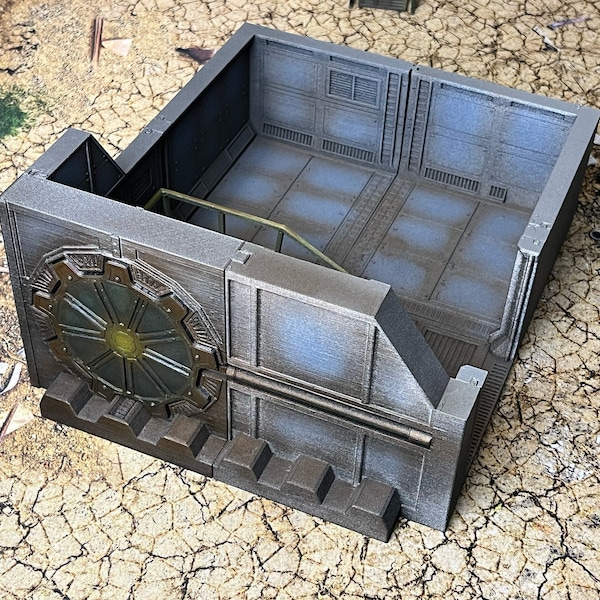 Fallout Vault Entrance 3D Printed Gaming Terrain - M3 Studios - Etsy