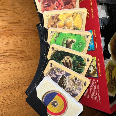 Settlers of Catan Angled Card Holder Resource Bank 6 or 8 Slots - Etsy