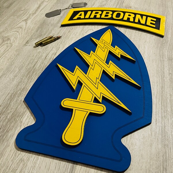 Us Army Special Forces Patch Vector Files Dxf Eps Svg Ai Crv Etsy