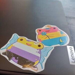 Pride Frog Charity Stickers LGBTQ Flag Frog Gay Pride - Etsy Canada