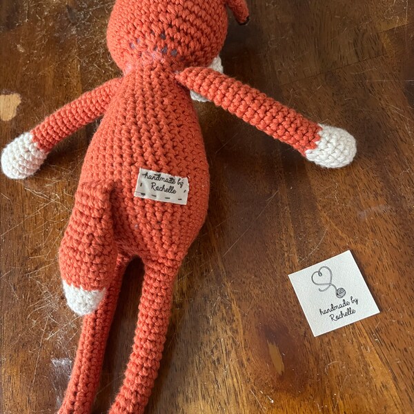 Labels for Crocheted Items and Gifts - Organic Cotton Tags ...