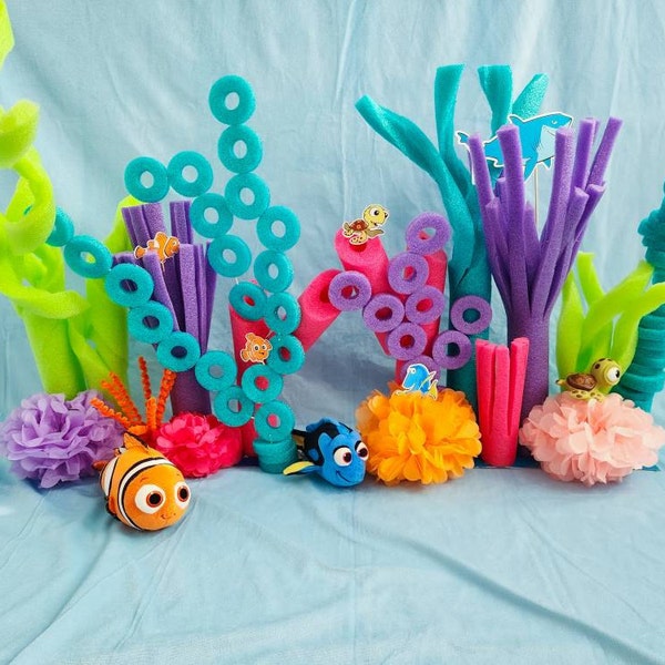 FINDING NEMO DORY Centerpiece Cutouts Cut Outs Bruce Marlin Finding ... FINDING NEMO DORY Centerpiece Cutouts Cut Outs Bruce Marlin Finding ...
