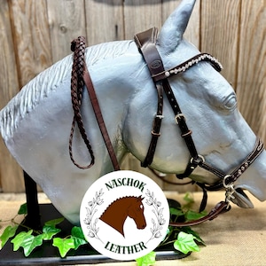 Pattern: Narrow Oval Bronc Halter & Noseband Templates for Leatherwork ...