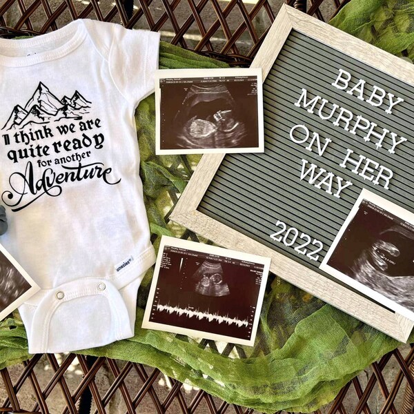 Another Adventure Onesie®, Fantasy Baby Announcement, Adventure ...