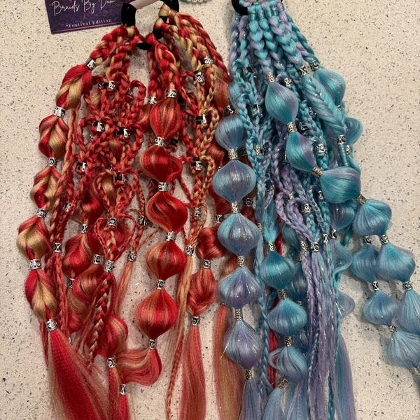 Emerald Eclipse Rave Braids - Etsy