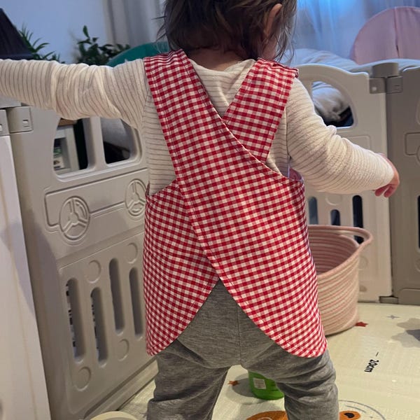 PDF Sewing Pattern for Reversible Japanese Style Apron With a Front ...