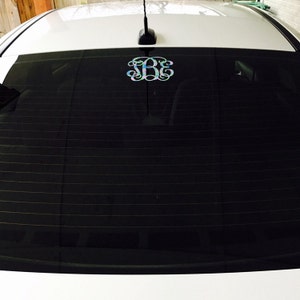 Paisley Monogram Decal, Car Decal, Vinyl Decal, Tumbler Decal, Laptop ...