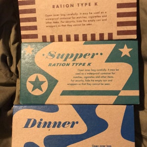 WWII US Army D Ration and Contents Complete and Edible - Etsy