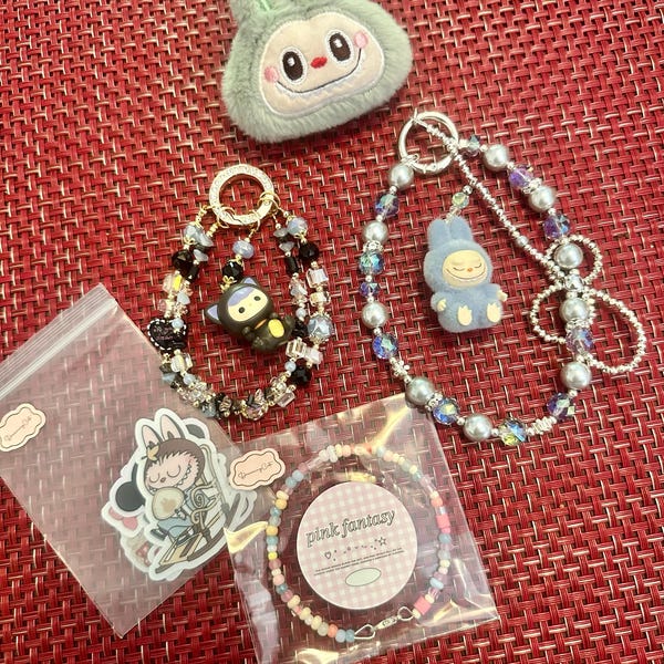 Labubu Phone Chain| Keychain | Bag Charm |phone Accessories - Etsy