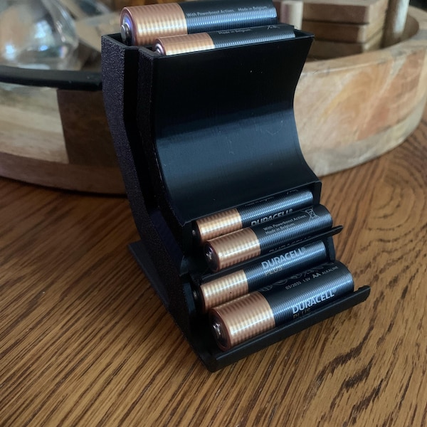 3D Printable AA and AAA Battery Organizer STL File - Etsy