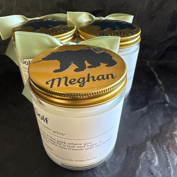 Golf Gift Golf Definition Candle Gift for Golfer Best Golfer Funny ...